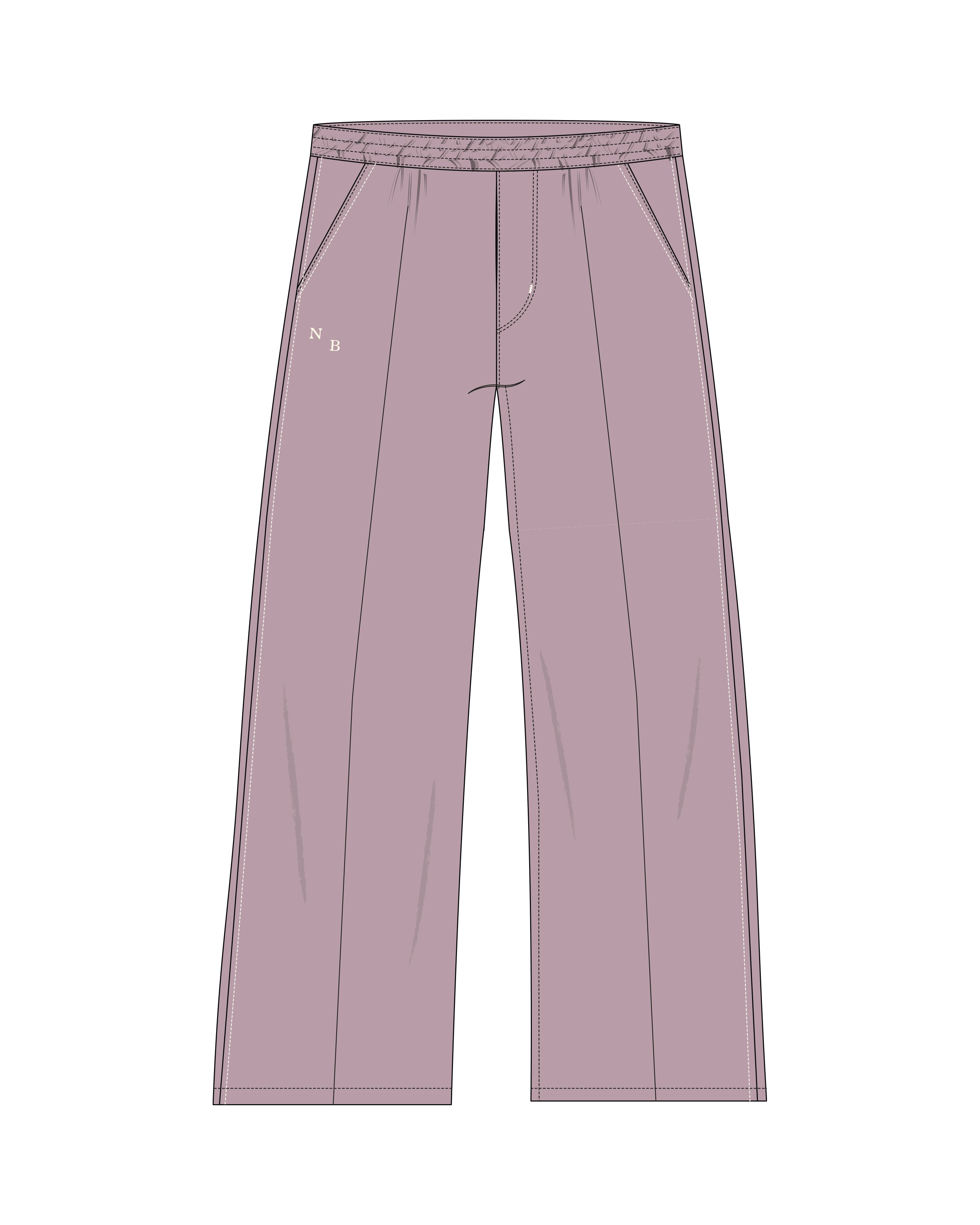 Free Rider Pants Dusty Pink - Nikben